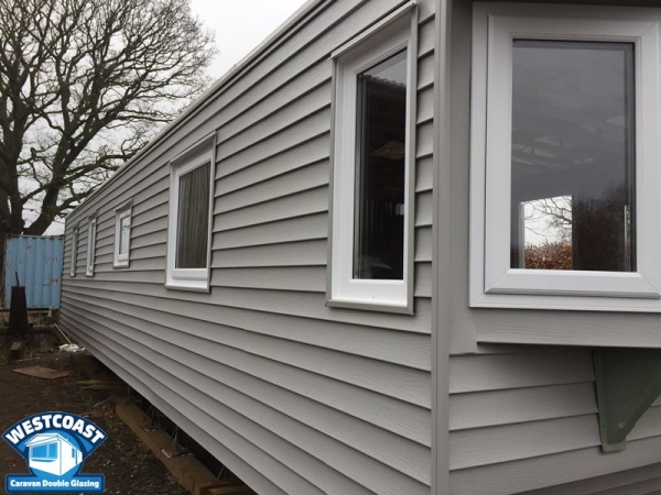 Vinyl Cladding Installation Static Caravans – WestCoast Caravan Windows ...