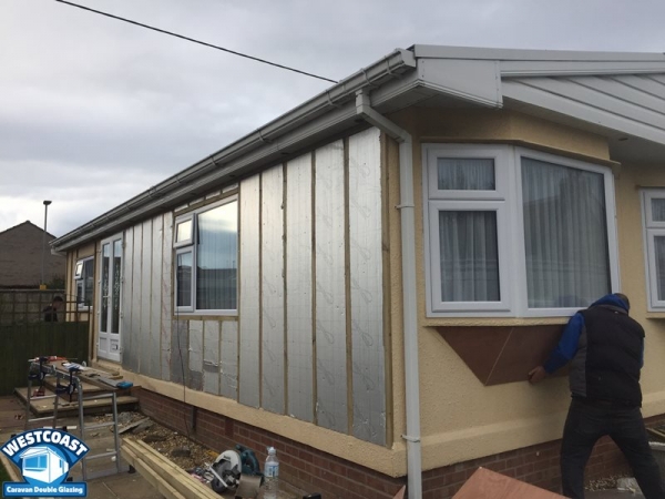 External vinyl cladding for residential park homes – WestCoast Caravan ...