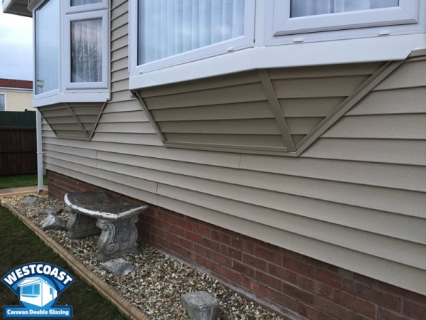 External vinyl cladding for residential park homes – WestCoast Caravan ...