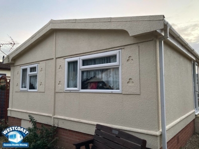 External vinyl cladding for residential park homes – WestCoast Caravan ...