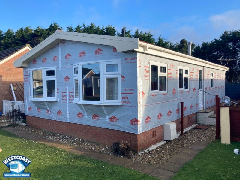 External vinyl cladding for residential park homes – WestCoast Caravan ...