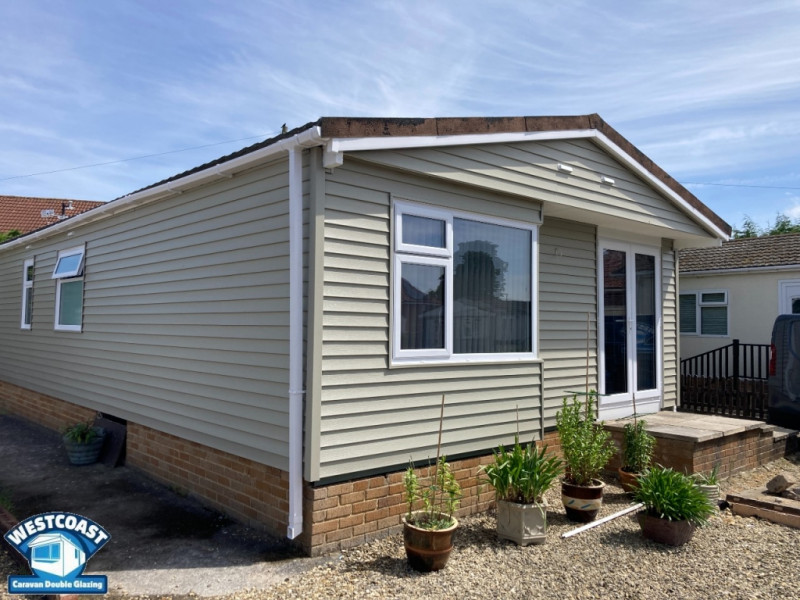 park home external vinyl cladding in Somerset - Westcoast Caravan ...