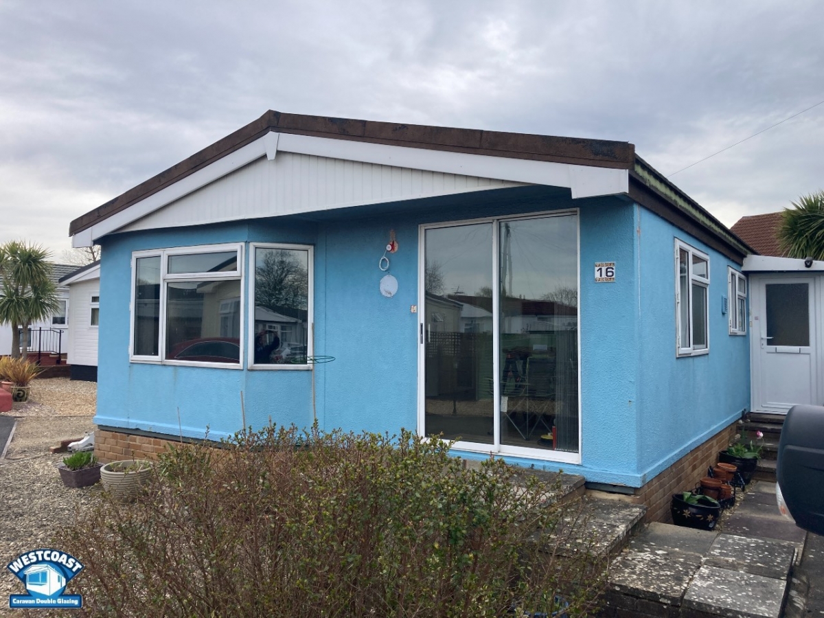 park home external vinyl cladding in Somerset – WestCoast Caravan ...