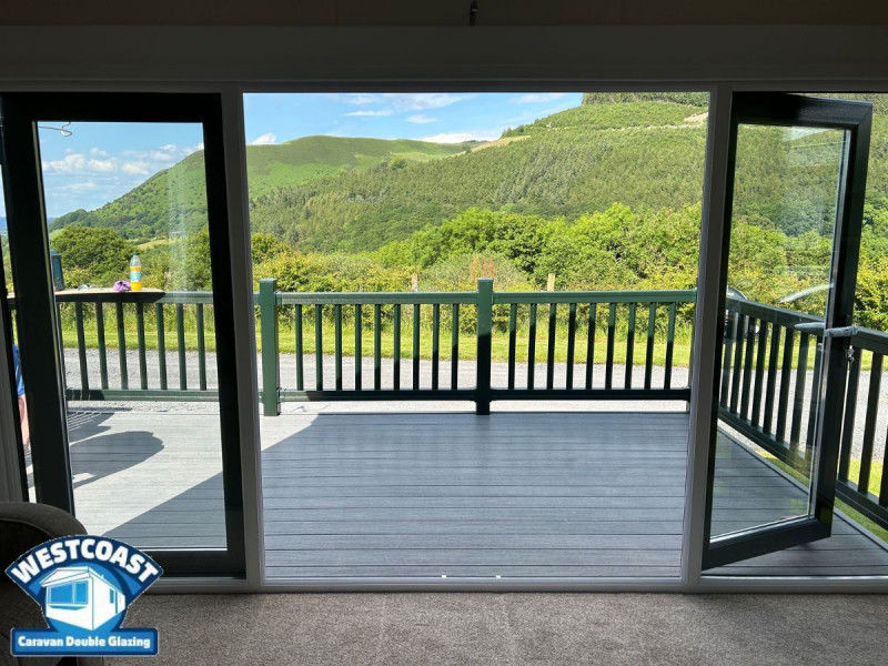 static caravan bay window conversion to french doors - Westcoast ...